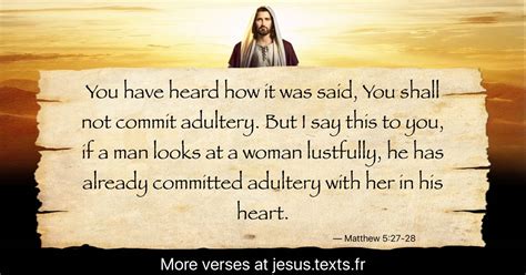 You Shall Not Commit Adultery
