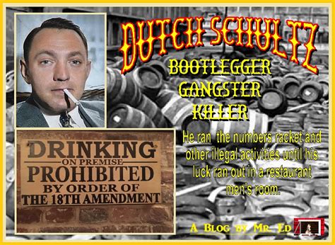 Arthur Simon Flegenheimer Aka Dutch Schultz 1930s Gangster