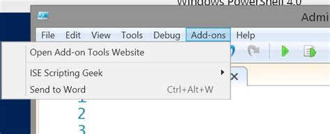 Friday Fun Send Powershell Ise Content To Word • The Lonely Administrator