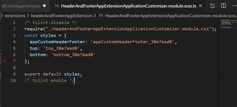 Sharepoint Framework Header Footer Add Custom Header And Footer Using