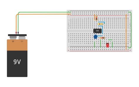 Circuit Design Flash Led With 555 Timer Tinkercad Circuit Design Flash Led With 555 Timer Tinkercad
