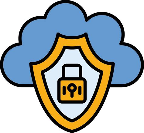 Cloud Security Vector Icon 30384297 Vector Art At Vecteezy