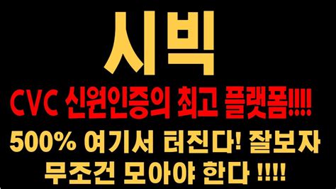 시빅 챗gpt 인공지능 신원인증 여권 운전면호 코인 플랫폼 비트토렌트 저스틴선 Youtube