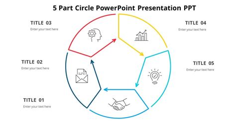 5 Part Circle PowerPoint Presentation PPT PPTUniverse