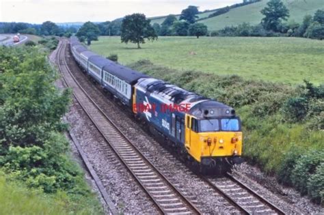 Photo Class 50 Loco No 50043 At Culompton 1980s £185 Picclick Uk