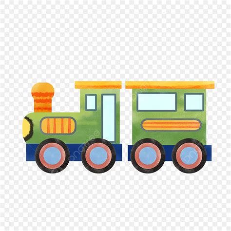 녹색 수채화 아기 어린이 일러스트 장난감 기차 아이 장난감 수채화 Train Png 일러스트 및 Psd 이미지 무료