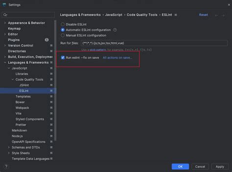 webstorm 开启 eslint 自动格式化配置 webstorm eslint配置 csdn博客