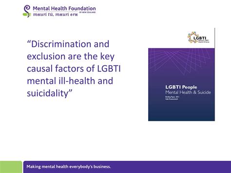Stigma And Minority Stress Preventing Suicide In Rainbow Communities Ppt