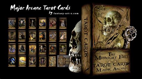 Tarot Cards Major Arcana Hand Drawn Cards Collection