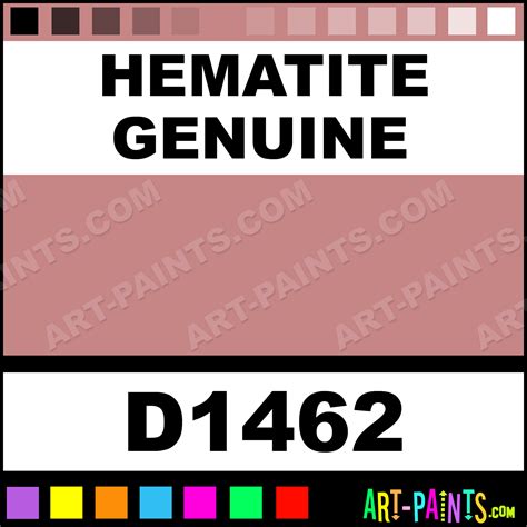 Hematite Genuine Artists Oil Paints D1462 Hematite Genuine Paint