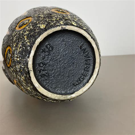 Large Pottery Fat Lava Abstract 279 38 Floor Vase By Scheurich Wgp 1970s For Sale At 1stdibs