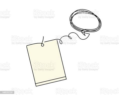 종이 클립이 있는 추상 컬러 용지와 배경으로 흰색에 선 그리기로 주석 개념에 대한 스톡 벡터 아트 및 기타 이미지 개념 계획 단일 객체 Istock