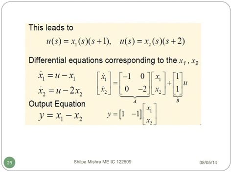 State Space Analysis Eign Values And Eign Vectors Ppt