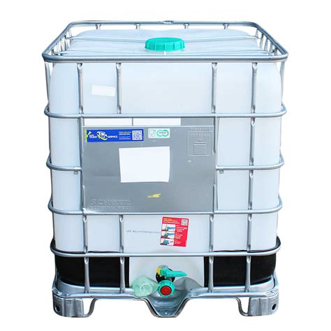 Ibc Container 1000l Used Residual Emptied Metal Pallet Atelier