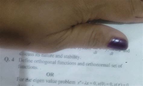 Q Define Orthogonal Functions And StudyX