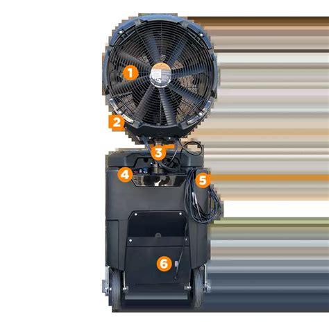 The Power Breezer Mach 4 Portable Evaporative Cooling System