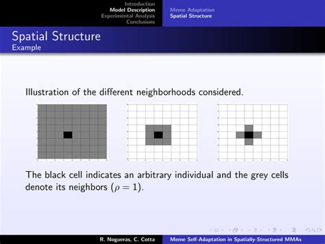 On Meme Self Adaptation In Spatially Structured Multimemetic Algorithms Ppt