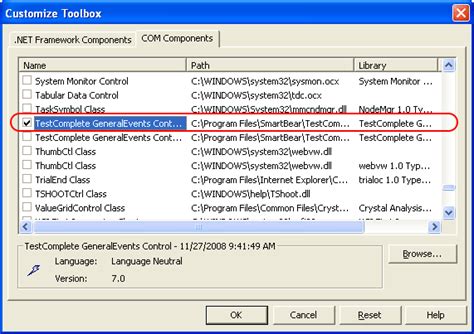 Creating Event Handlers In C Applications TestComplete Documentation