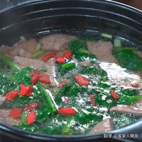 猪肝菠菜汤的做法客家人啊天独家秘诀让你爱上这道滋补靓汤 知乎