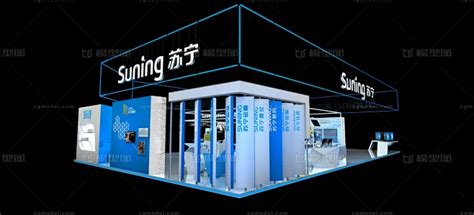 科技 展位 Vr 智能家居 智能物流 机mer88作品展台消费电子cg模型网 花瓣网