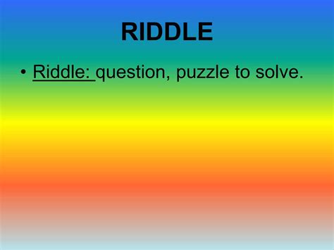 Riddles Pptx