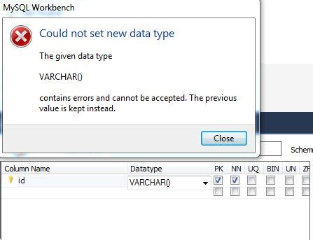 Database How To Change Datatype Of Primary Key Field In Mysql