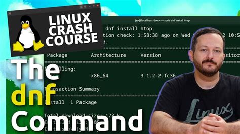 Linux Crash Course The Dnf Command Linux Crash Course Crash
