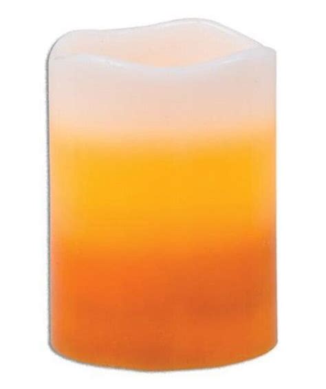 Primitive Fall Halloween Timer 3 X 4 Candy Corn Led Candle Timer