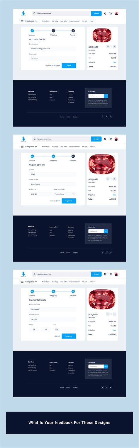 Ecommerce Website Design UX UI Case Study On Behance
