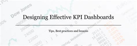 Designing Effective KPI Dashboards DoingData
