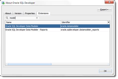 How To Open The Data Modeler In Oracle Sql Developer