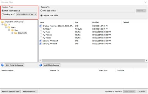 Restoring From A Backup Vault CyberFortress Support