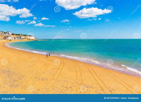 View Of Sandy Beach Ramsgate Kent Coast England Editorial Image Image
