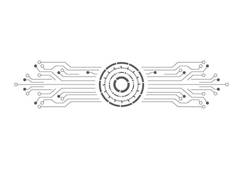 Premium Vector Circuit Illustration Design