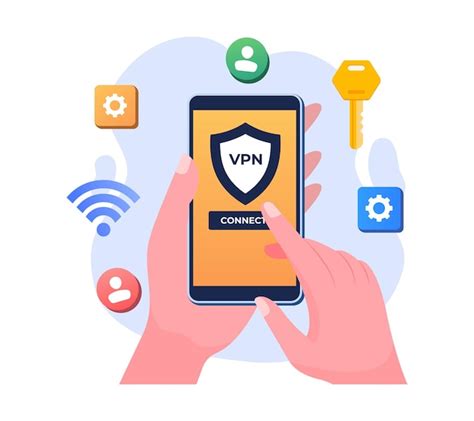 Premium Vector Vpn To Protect Personal Data On Internet Secure Web