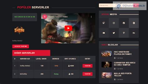 Oyun Tanıtım Scripti