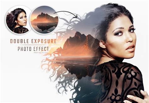 افکت دابل اکسپوژر نوردهی دوگانه روی عکس پروفایل طرح لایه باز فتوشاپ عکس با کیفیت و وکتور لایه