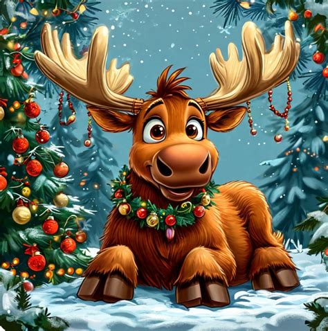 Новогодний олень Пикабу