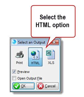 HTML Output From Reports For QMSCAPA Software