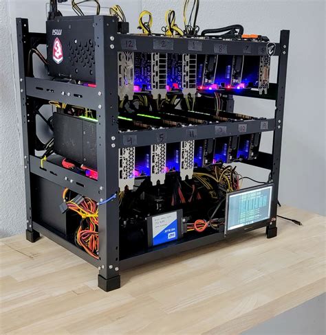 12 Gpu Mining Rig Turn Key 35 45daily 500mhs For Sale