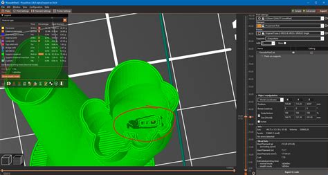 Organic Support Generation Produces Floating Objects In The Air · Issue 9601 · Prusa3d