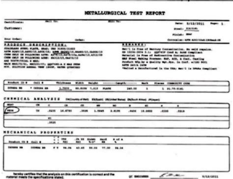 In Depth Analysis How To Read The Material Test Report Mtr Accurately Yaang