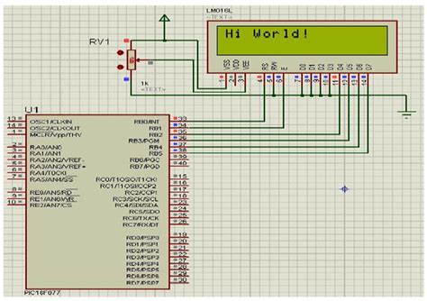 Interfacing PIC With LCD Download Scientific Diagram