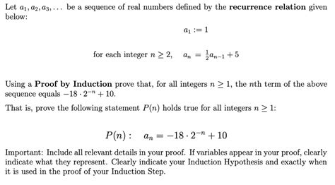 Solved Let 01 02 03 Below Be A Sequence Of Real Numbers Defined By The Recurrence Relation