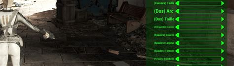 Bodyslide In Game Sliders Translation Traduction Francaise French At Fallout 4 Nexus Mods