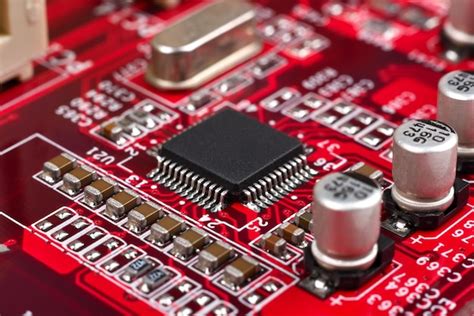 Premium Photo Circuit Board With Microchip