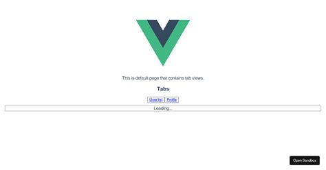 Vue3 Suspense With Router Bug Codesandbox