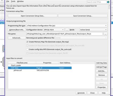 Multiple Sof Fpga Configuration Files Stored In Single Flash Intel Community