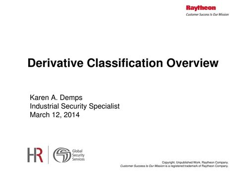 Ppt Derivative Classification Overview Powerpoint Presentation Free