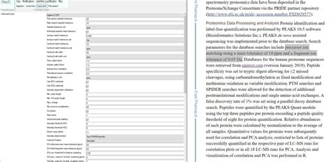 how to set tolerance in maxquant researchgate